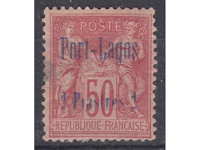 Francuske kolonije Port Lagos 1893 *