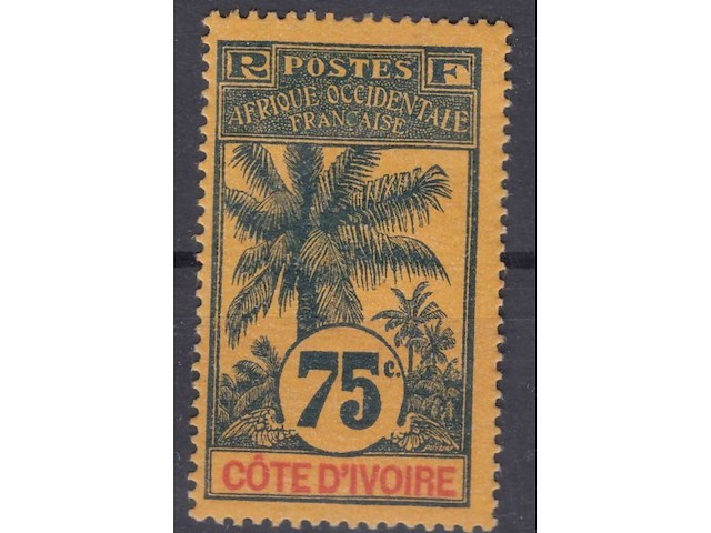 Francuske kolonije Obala Slonovače 1906 *