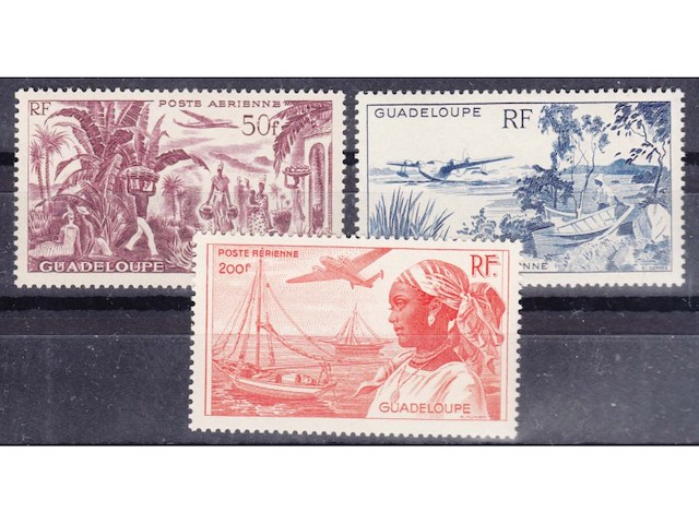 Francuske kolonije Gvadelup 1947 Avio Pošta serija **