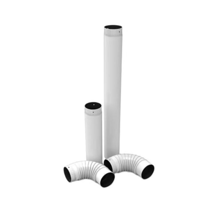ALFA PLAM Set dimovodnih cevi FI 160 EB beli
