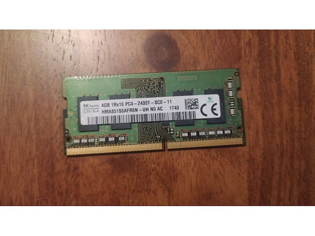 Ram memorija DDR4 Hynix 4GB , 2400Mhz , BR2