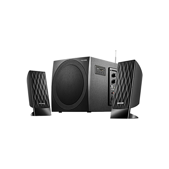 MICROLAB 2.1 zvučnici M-300BT (Crni) 2.1, 38W, 40Hz-20KHz, 4 Ohm