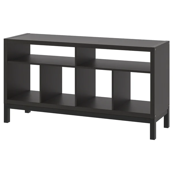 TV klupa s podokvirom, crnosmeđa, 147x39x78 cm