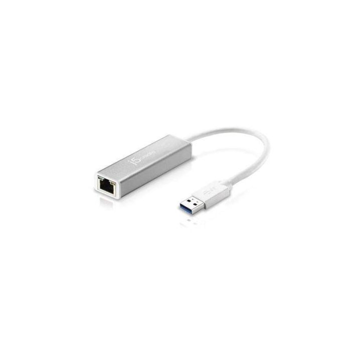 Adapter TIP C - Gigabit ethernet metal sivi