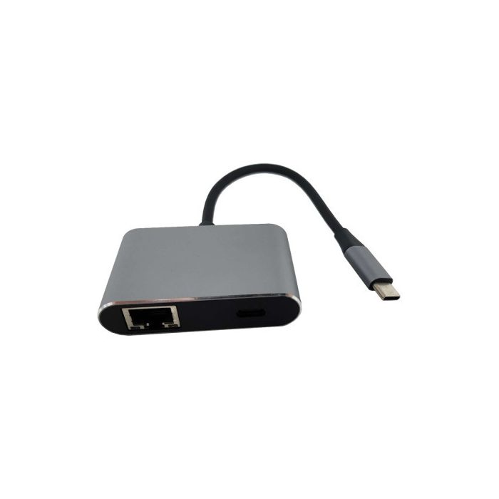 FastAsia adapter-konvertor tip C na 2xUSB 3.0+TIP C+RJ45