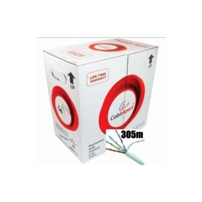Gembird FTP cat.5E Indoor solid premium CCA kotur 305m FPC-5004E-SOL