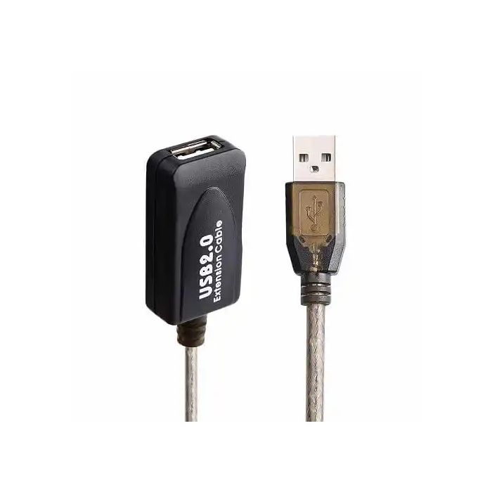 Kabl USB A - USB A M/F 2.0 produžni sa pojačivačem 10m E-Kettz
