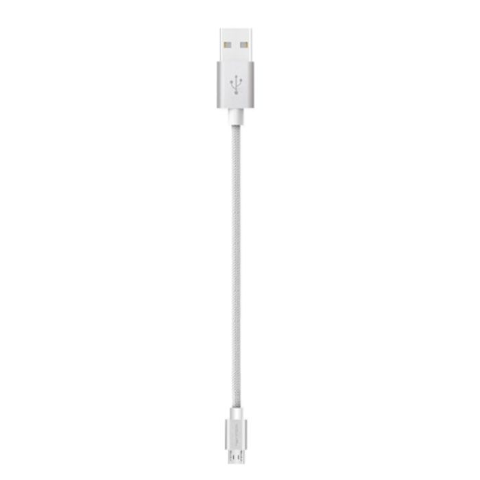 JELLICO Kabl za punjenje USB Micro GS-03 0.3M 3.1A srebrni