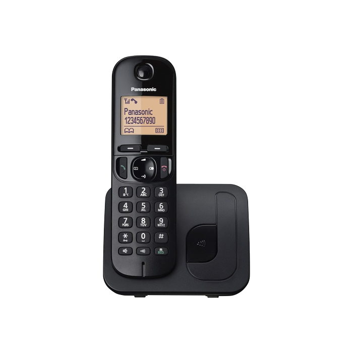 PANASONIC DECT KX-TGC210FXB Bežični telefon, Crna