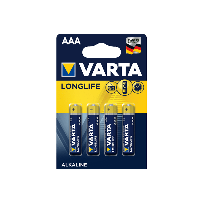 VARTA Longlife alkalna baterija 4 x AAA Alkalna baterija, AAA (LR3), 4/1