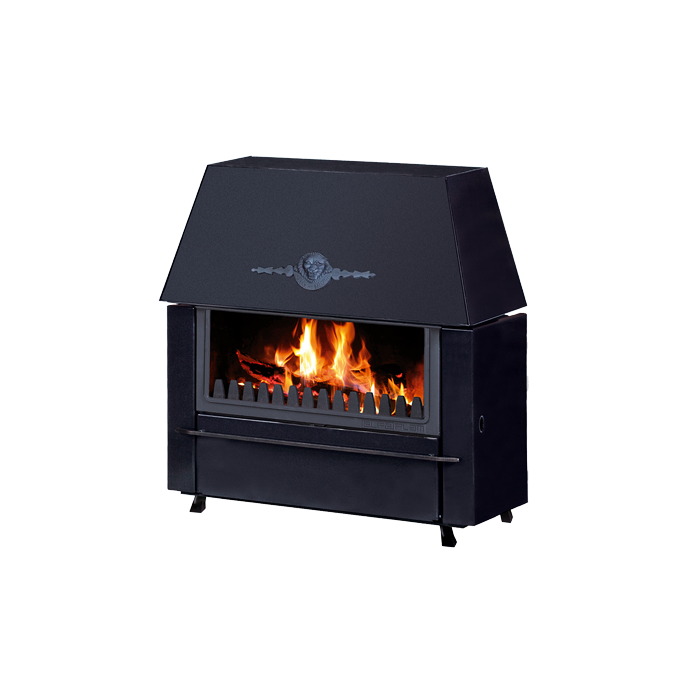 ALFA PLAM Kamin Rustik - S-2660 Drvo/Ugalj, 11 kW, 70 m2, Pozadi