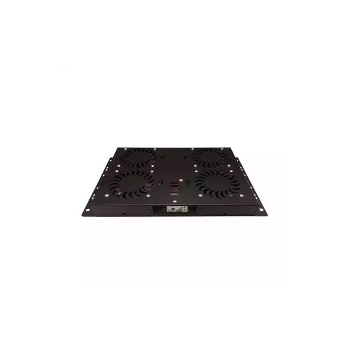 MIRSAN Ventilator panel sa 4 ventilatora i termostatom analognim Mirsan MR.FAN4AT.01 crni