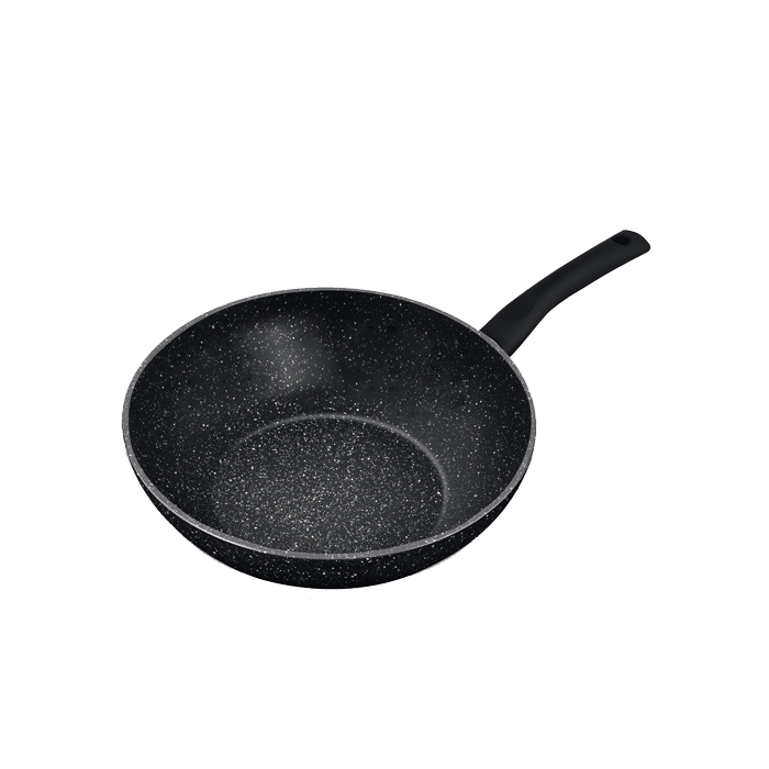 LAMART Wok tiganj LT1144 Aluminijum, 28cm, Crna