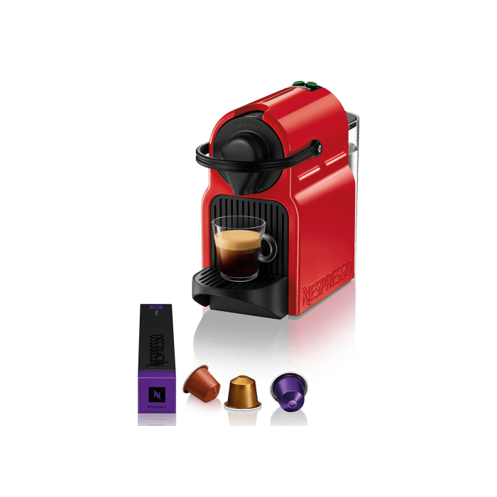 NESPRESSO Aparat za espresso kafu Inissia Red, C40 0.7 l, Sa kapsulom, 19 bar, 1250 W