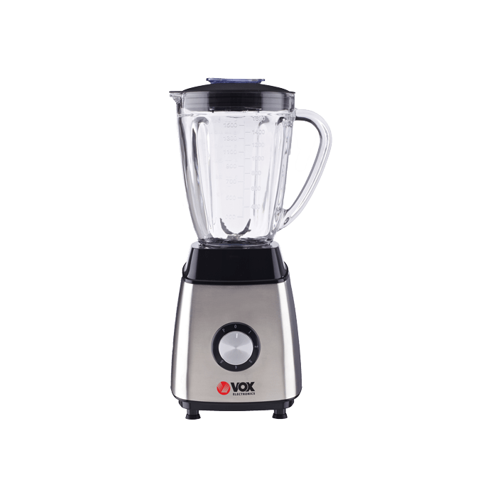 VOX Blender TM 6105 Staklena, 1.6 l, 500 W, Crna/Inox
