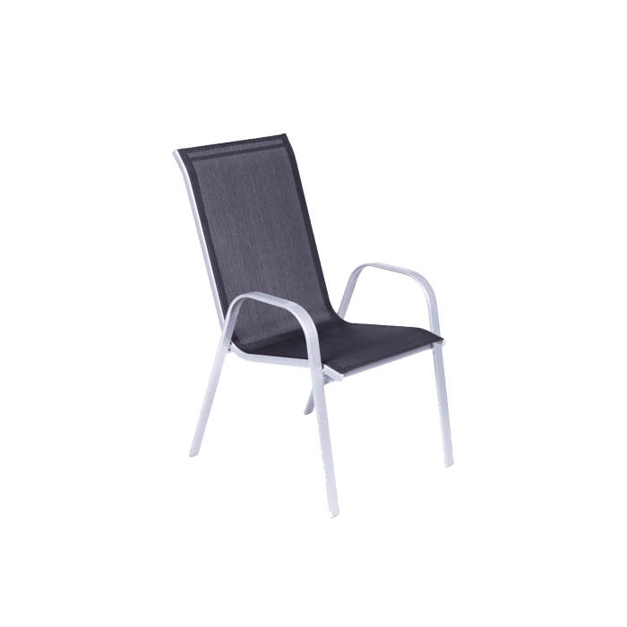 OUTDORLIFE Baštenska stolica COMO, Metal i tekstil, Crna