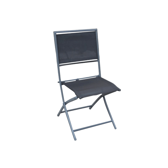 OUTDORLIFE Baštenska stolica LIPARI, Metal i tekstil, Crna