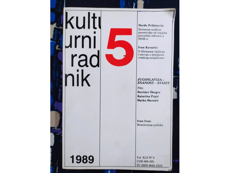 KULTURNI RADNIK - 5/1989