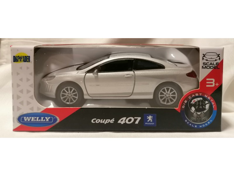 Weely 1:43 CUPE 407 PEUGEOT