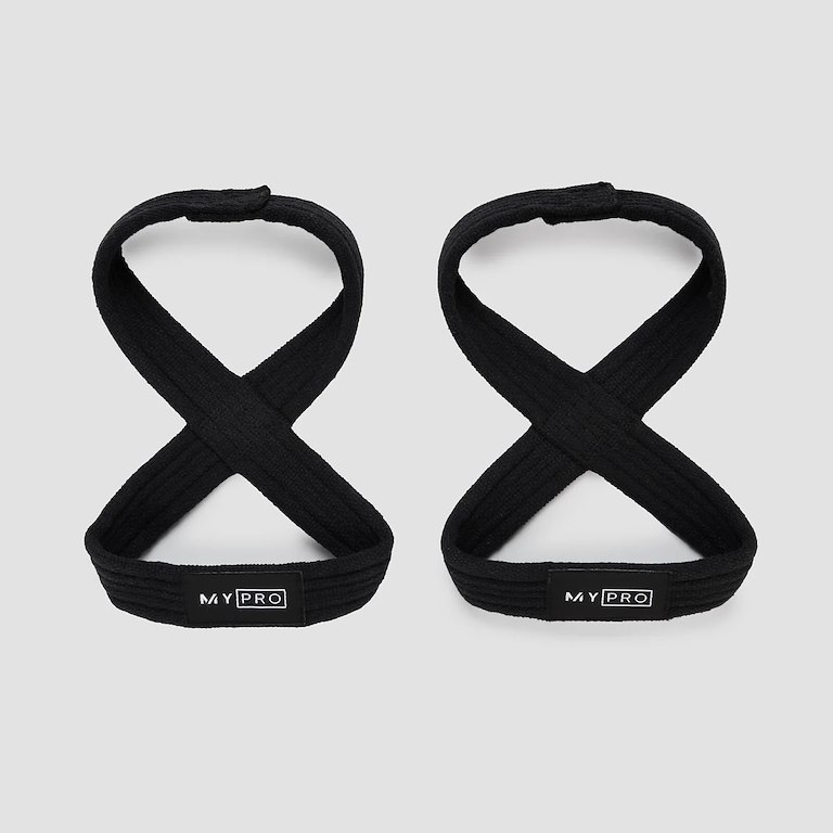 MYPRO FO8 Lifting Straps - trake za dizanje tereta - crne