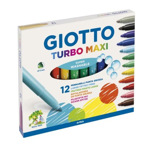 Flomasteri 1/12 TURBO MAXI, Giotto