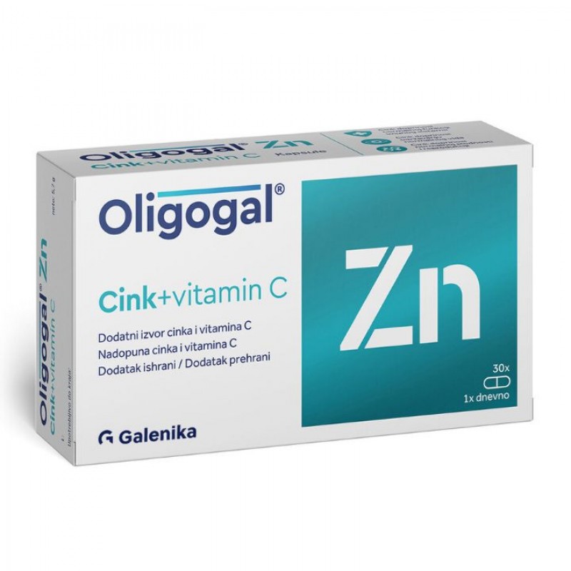 Oligogal Zn sa vitaminom C 30 kapsula