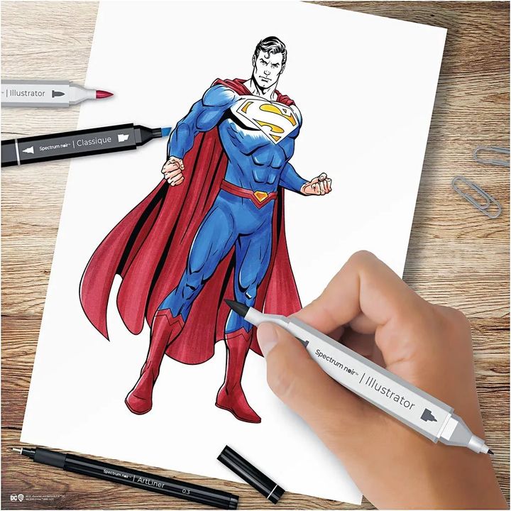 Ilustracija art kit SUPERMAN