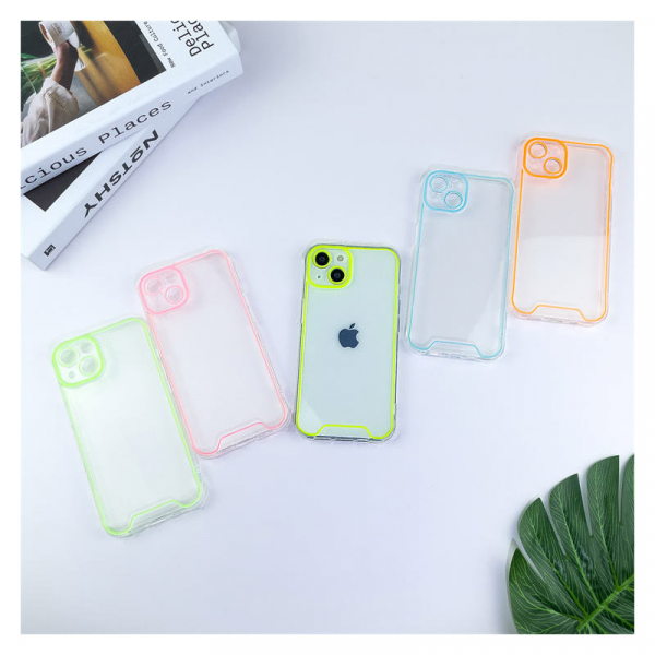 Maska Neon Shine za iPhone 13 Pro zelena