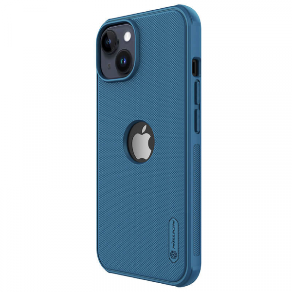 Maska Nillkin Super Frosted Shield Pro za iPhone 14 (sa otvoro za logo) plava