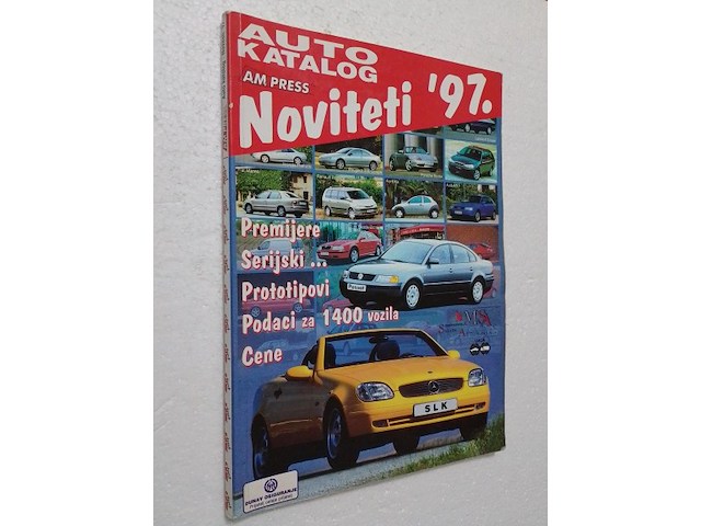 AUTO KATALOG - NOVITETI `97.