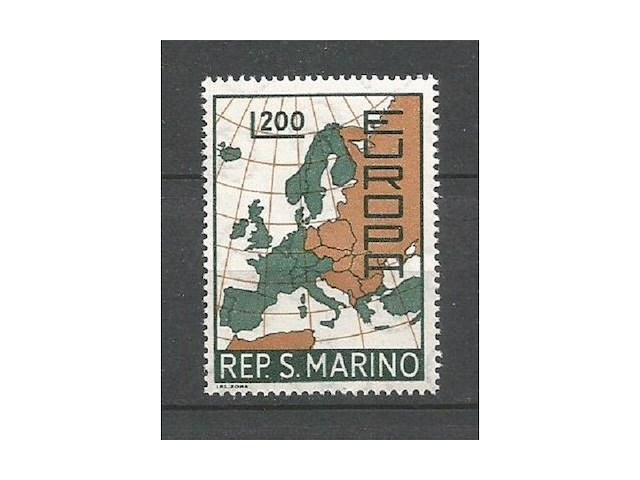 San Marino 1967. EVROPA CEPT cista