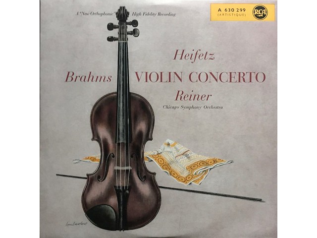 Brahms  Violin Concerto  Heifetz Reiner Chicago Symphon