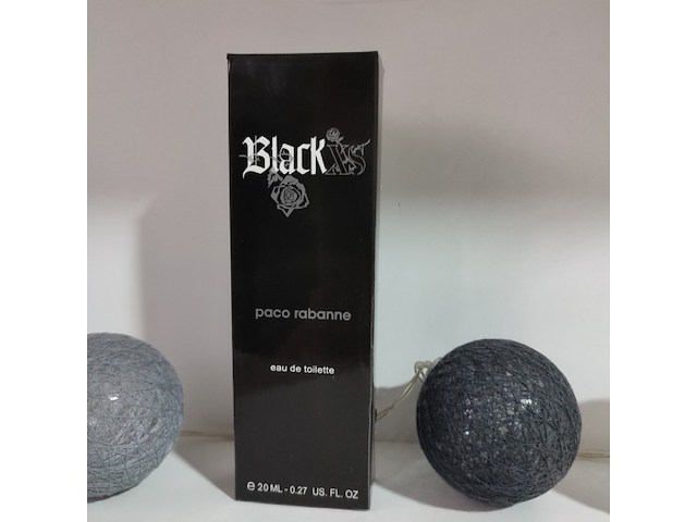 Black XS Paco Rabanne muški parfem 20 ml