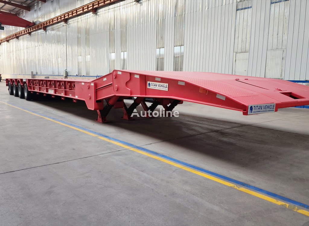 Nova Titan Trailers Folding Gooseneck Trailer for Sale - Y poluprikolica sa niskom platformom