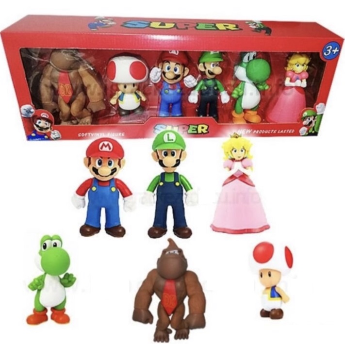 Super Mario junaci 6u1 figure SET