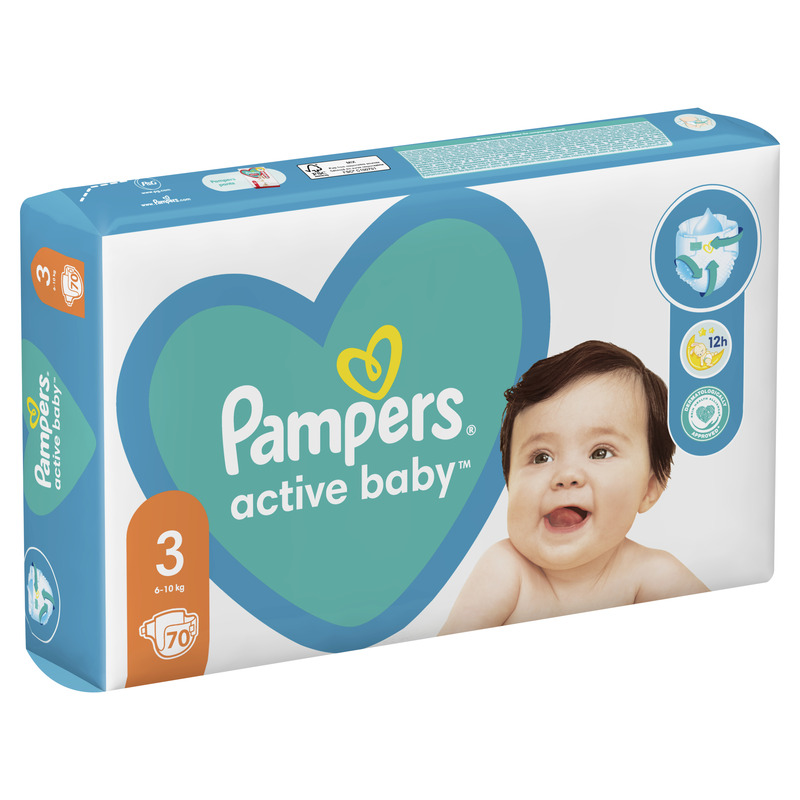 PAMPERS PELENE ACTIVE BABY 3 (70 KOMADA)