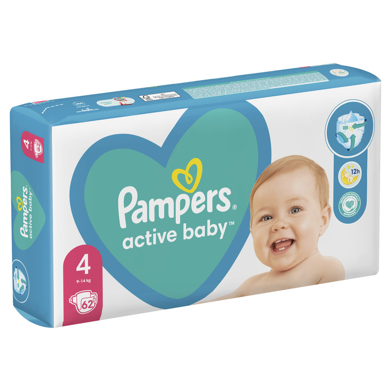 PAMPERS PELENE ACTIVE BABY 4 (62 KOMADA)