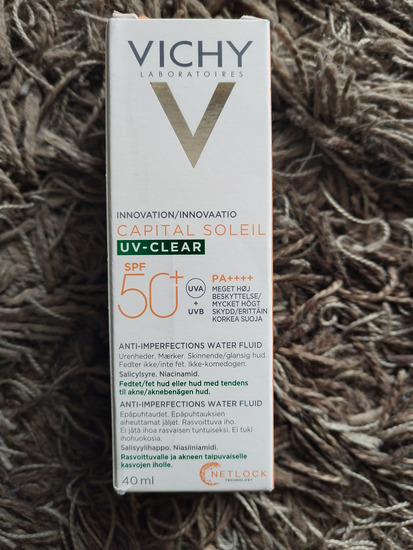 Vichy UV clear spf50