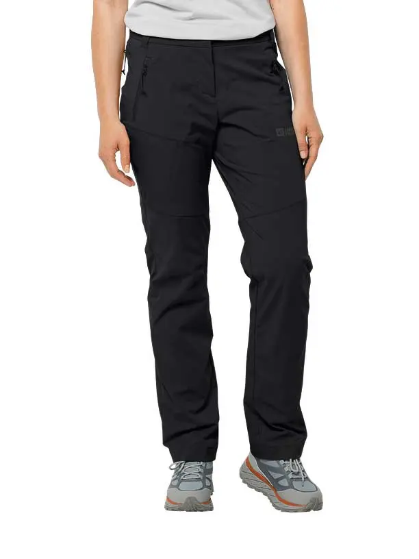 JACK WOLFSKIN Ženske sportske pantalone 1508161 crne