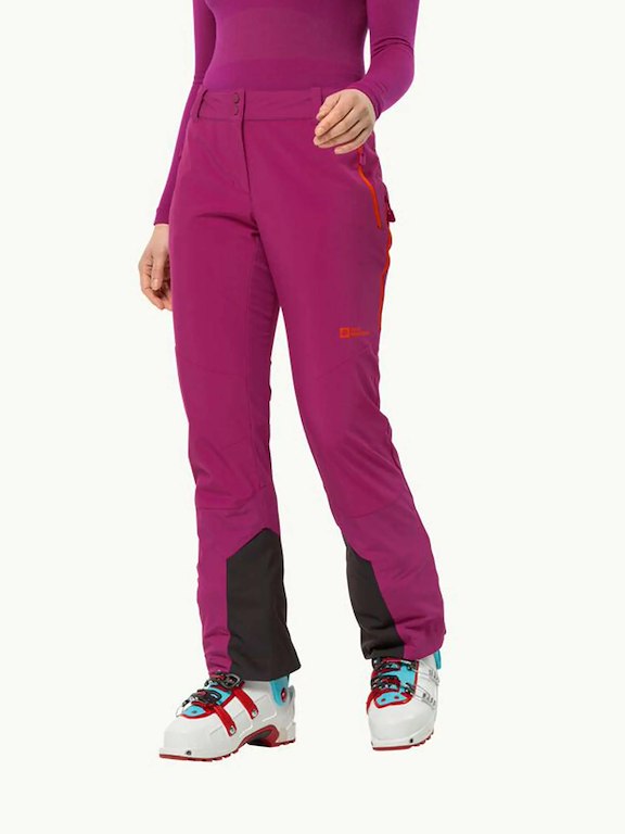 JACK WOLFSKIN Ženske sportske pantalone Alpspitze Tour Pants W 1508771 roze