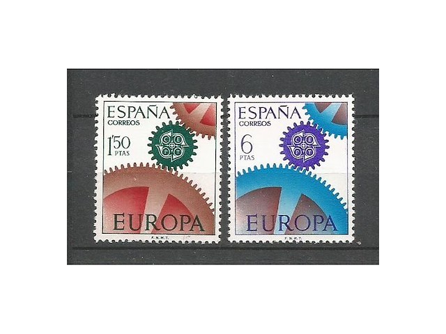 Spanija 1967. EVROPA CEPT cista serija