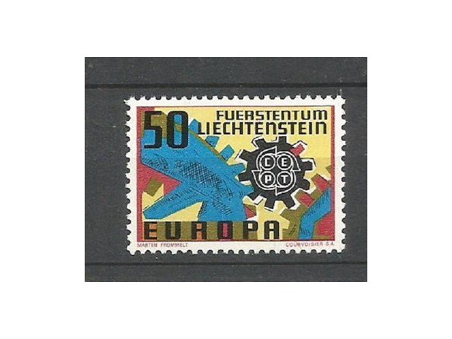 Liechtenstein 1967. EVROPA CEPT cista