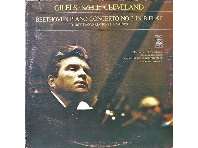 Gilels  Beethoven Piano Concerto No. 2 In B Flat  Thirt