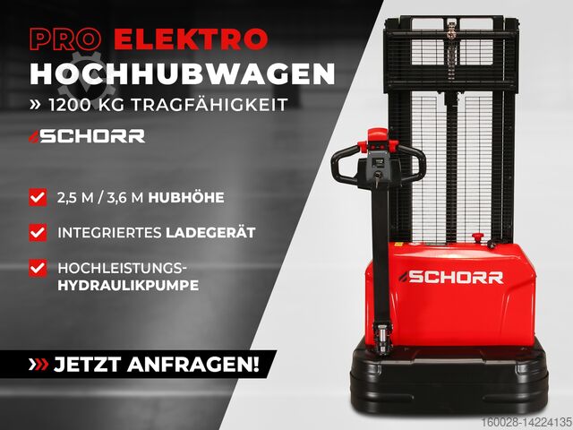 Kamioni sa paletama
SCHORR Elektro Hochhubwagen Pro 1,2t 3,6m