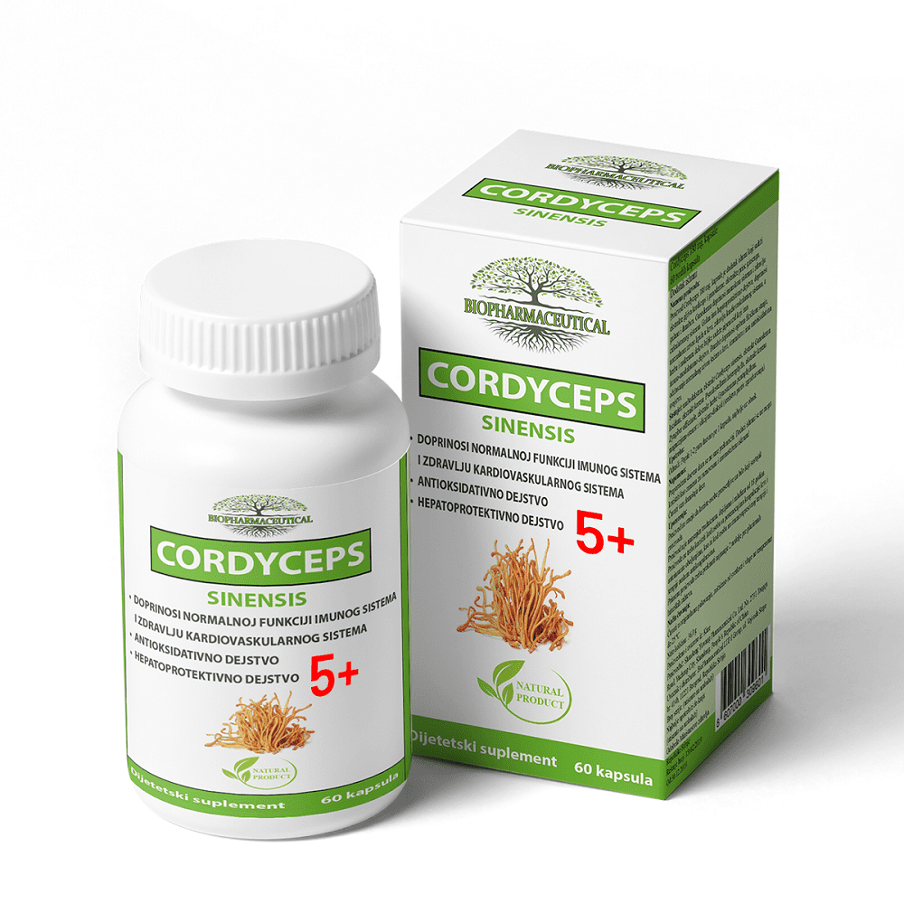 Cordyceps Sinensis 5+ 60 kapsula