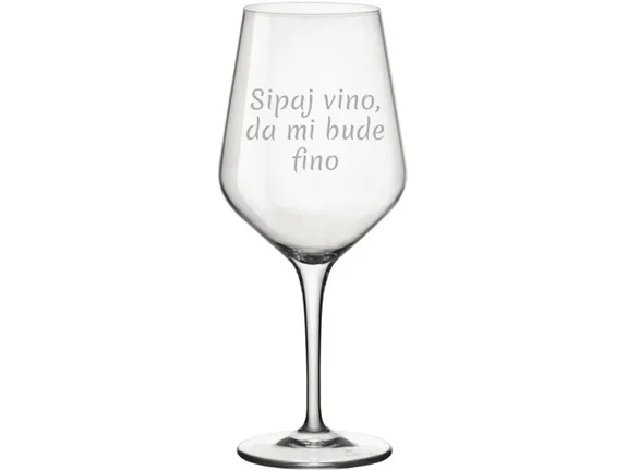 Happy Pumpkin Čaša za vino Sipaj vino da mi bude fino
