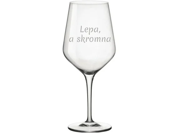 Happy Pumpkin Čaša za vino Lepa, a skromna