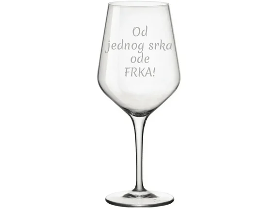 Happy Pumpkin Čaša za vino Od jednog srka ode frka