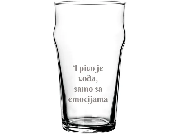 Happy Pumpkin Čaša za pivo I pivo je voda, samo sa emocijama