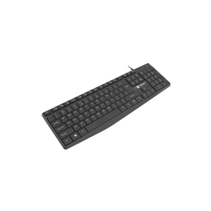 Natec NKL-1950 NAUTILUS Slim US USB tastatura crna
